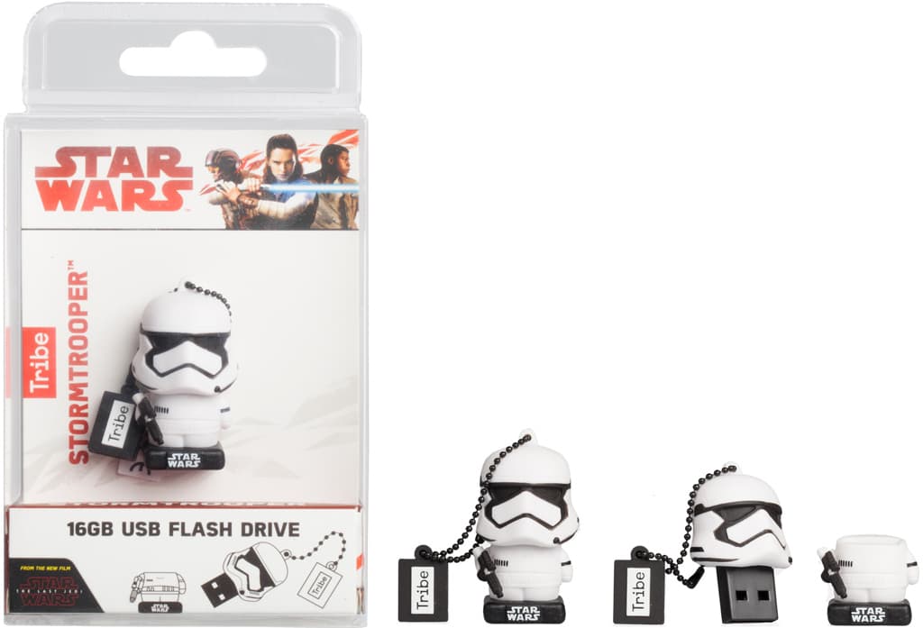 TRIBE FLASH DRIVE USB 3D SW STORMTROOPER 16GB